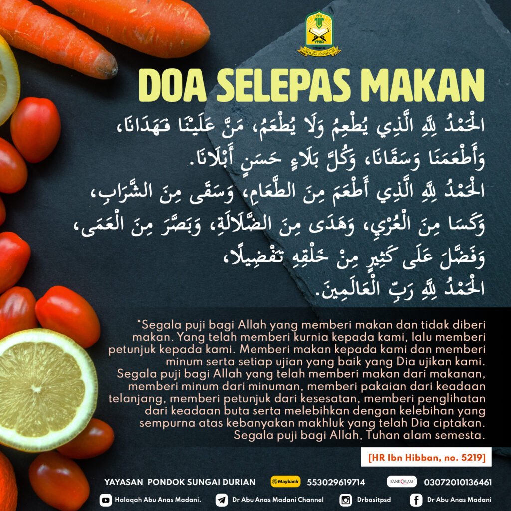 Doa & Zikir - Yayasan Pondok Sungai Durian